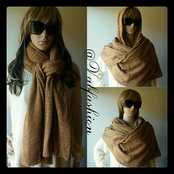 vabfashion | Accessories | Warm Carmel Long Knit Scarf | Poshmark